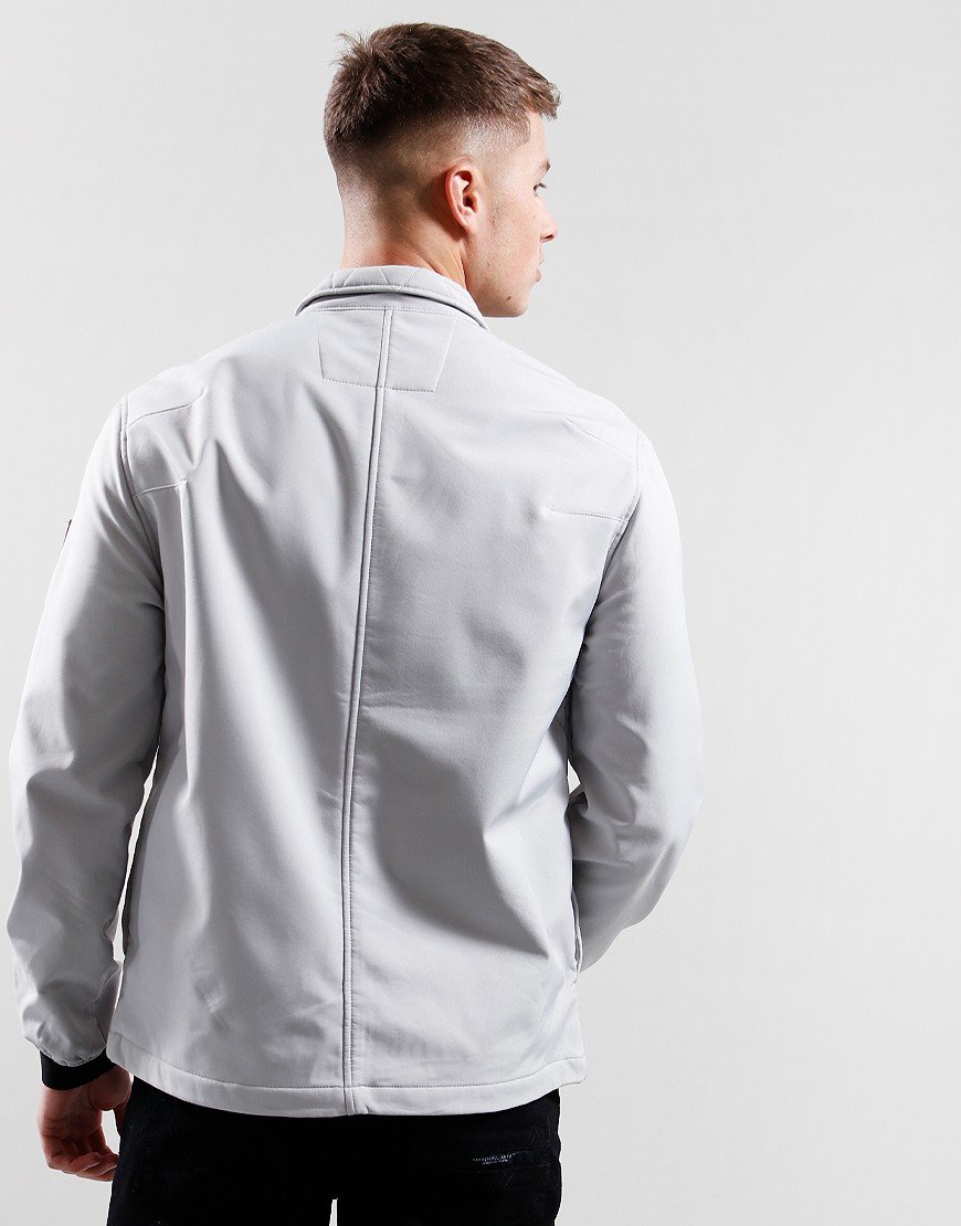 Marshall Artist Softshell Overshirt Antarctica Grey - Terraces Menswear