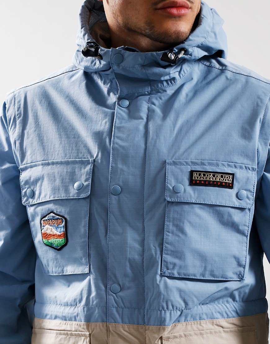 Napapijri A-Huimbi Jacket Blue Faded - Terraces Menswear