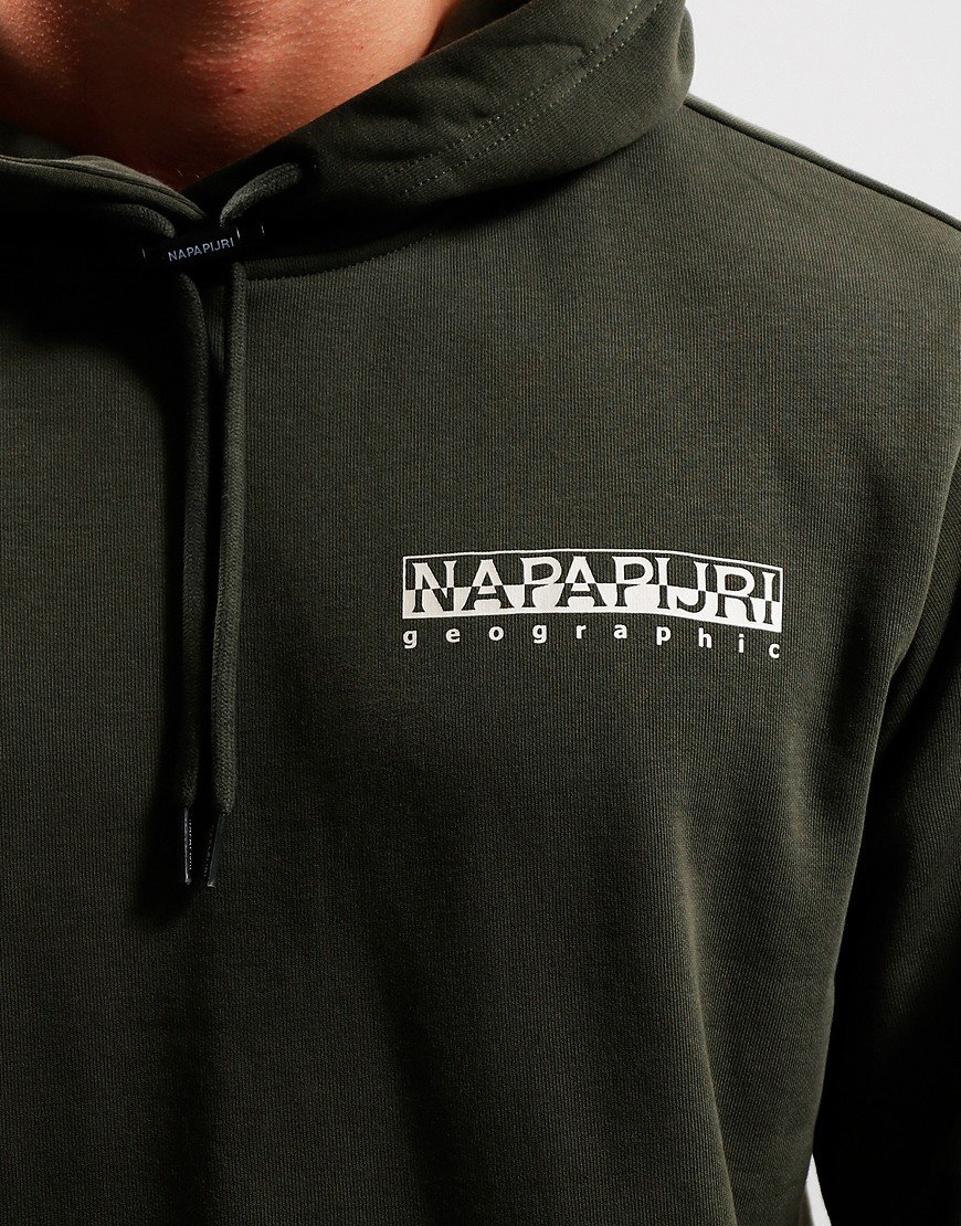 Napapijri B-Telemark Hoodie Green Depths - Terraces Menswear
