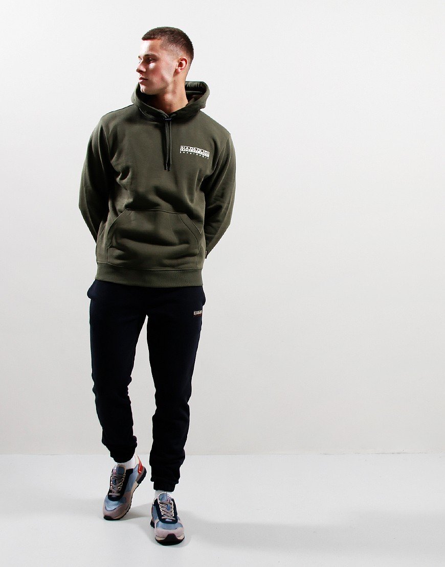 Napapijri B-Telemark Hoodie Green Depths - Terraces Menswear