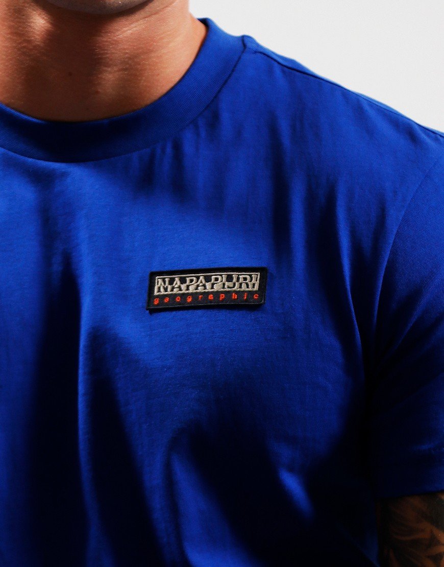 Napapijri S-Iaato T-Shirt Blu Mazarin - Terraces Menswear