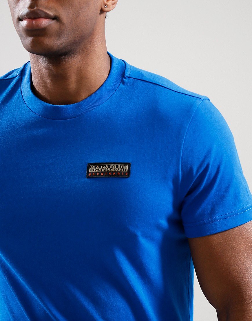 Napapijri S-Iaato T-shirt Blue Lapis - Terraces Menswear