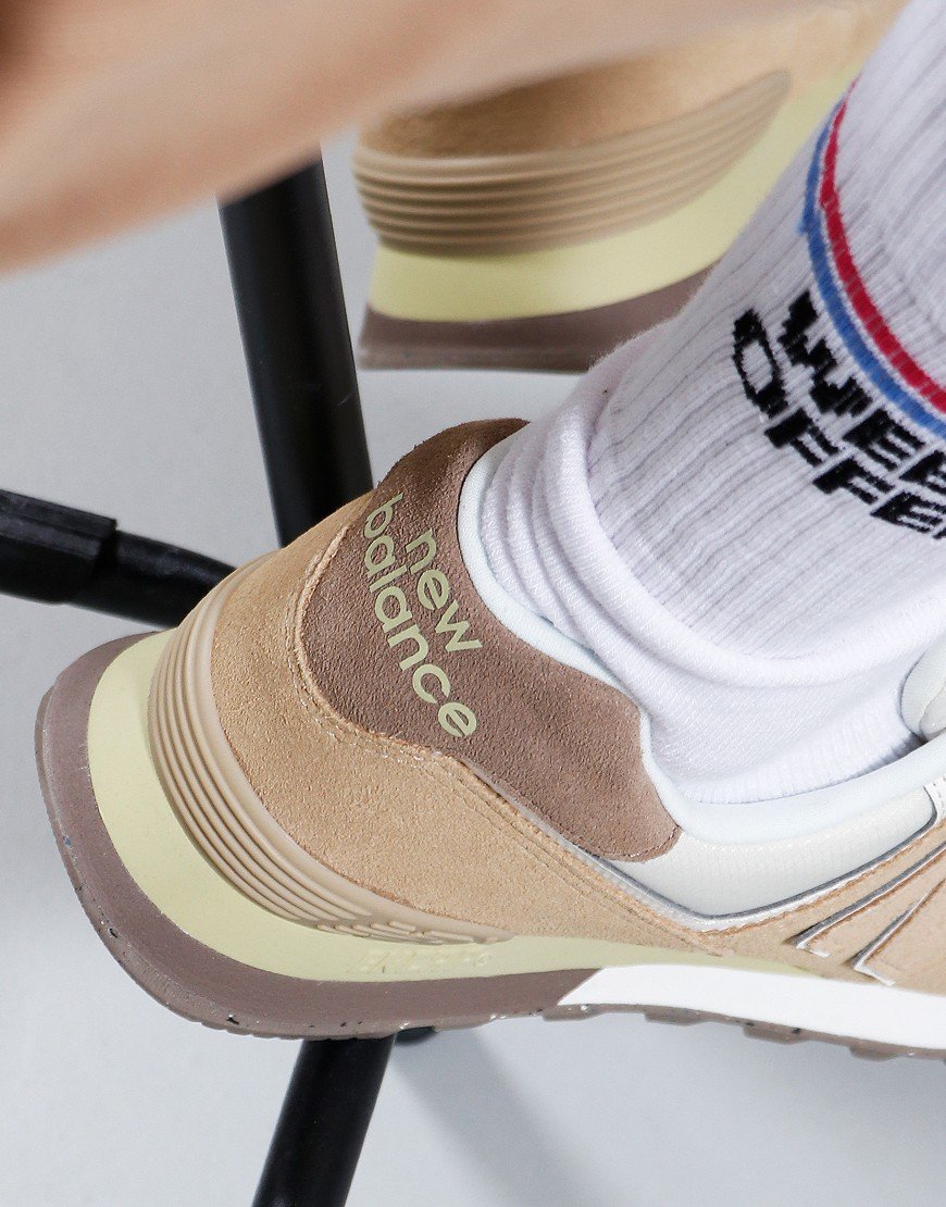 New Balance 574 Trainers Bone/White - Terraces Menswear