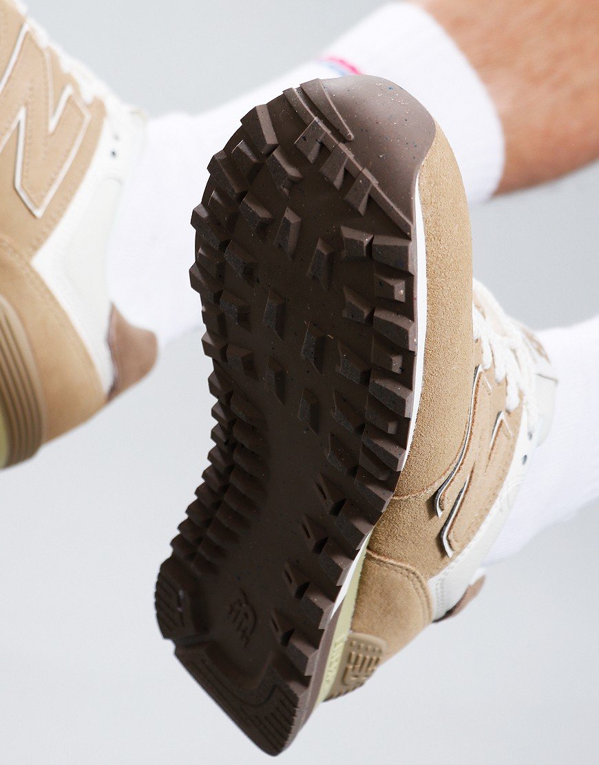 New Balance 574 Trainers Bone/White - Terraces Menswear