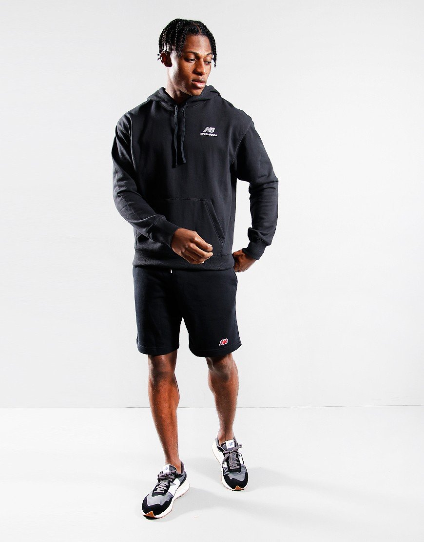 New Balance Pullover Hoodie Black - Terraces Menswear