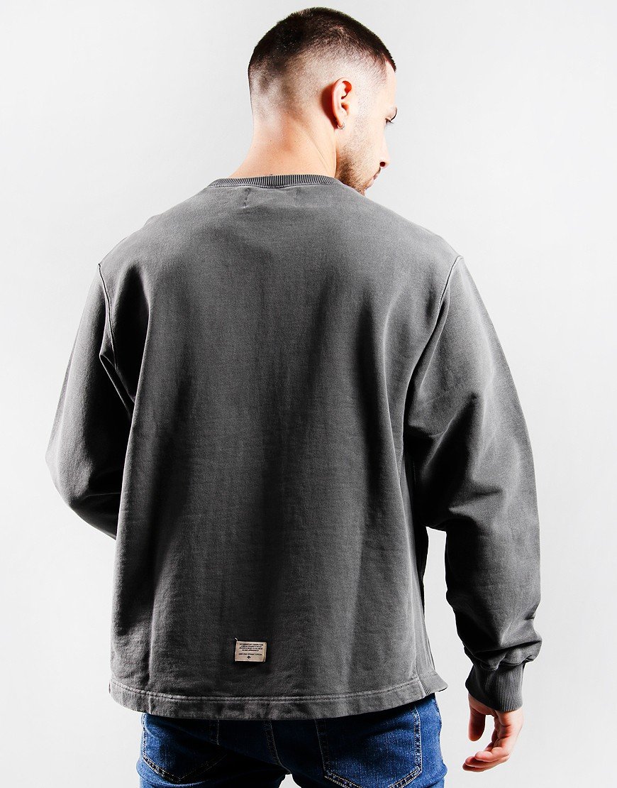 Nigel Cabourn Training Sweat Black - Terraces Menswear