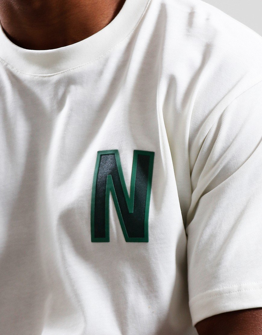 Norse Projects Simon Large N T-Shirt Ecru - Terraces Menswear