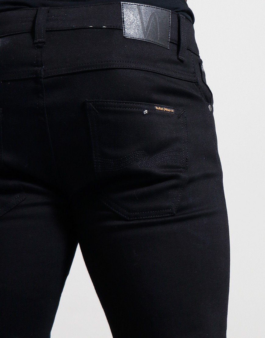 Nudie Jeans Co. Grim Tim Jeans Dry Ever Black - Terraces Menswear