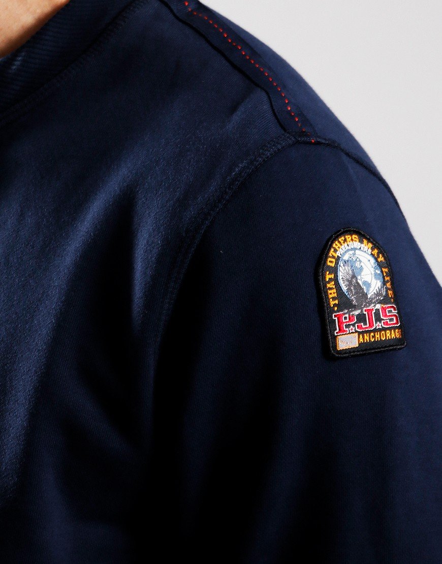Parajumpers Caleb Crew Sweat Navy - Terraces Menswear