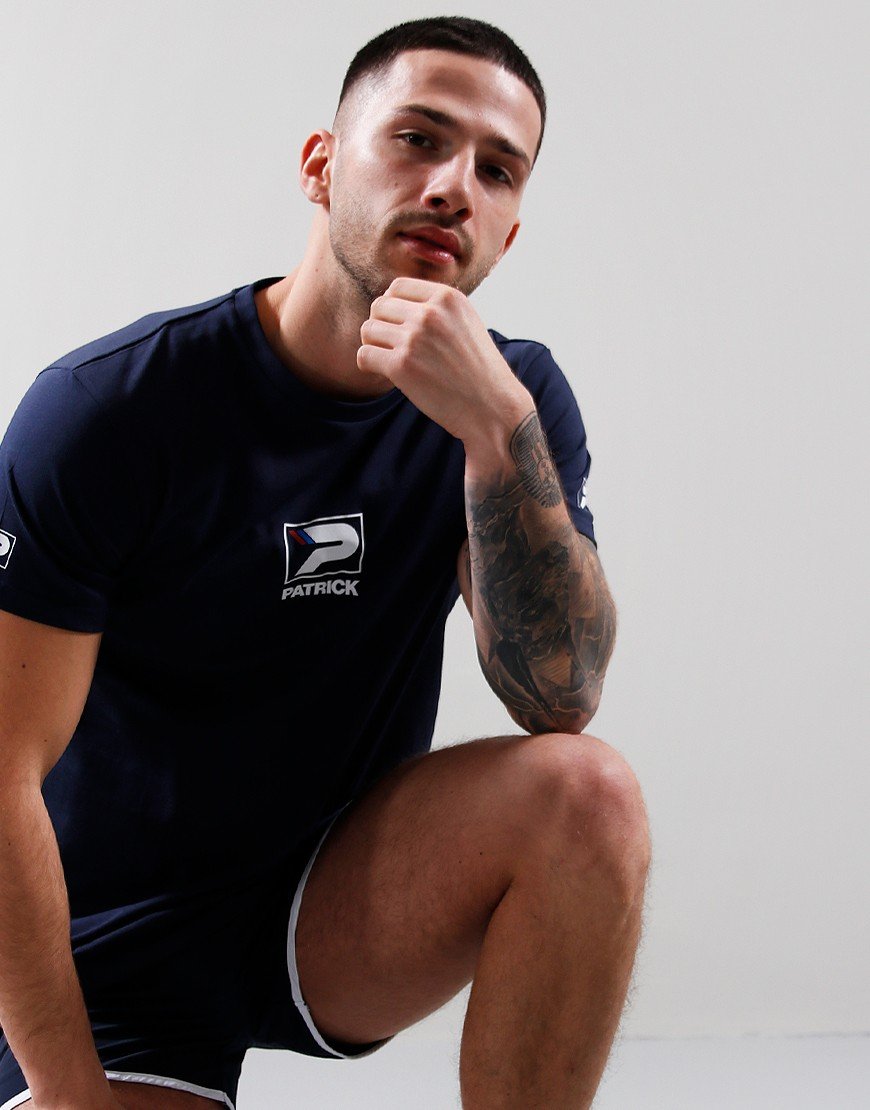 Patrick Joe T-Shirt Navy - Terraces Menswear