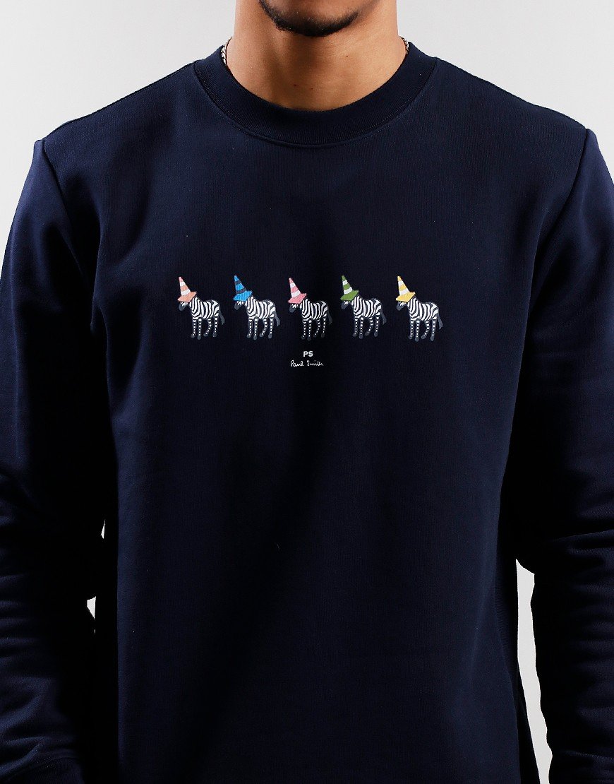 Paul Smith Cones Sweat Dark Navy - Terraces Menswear