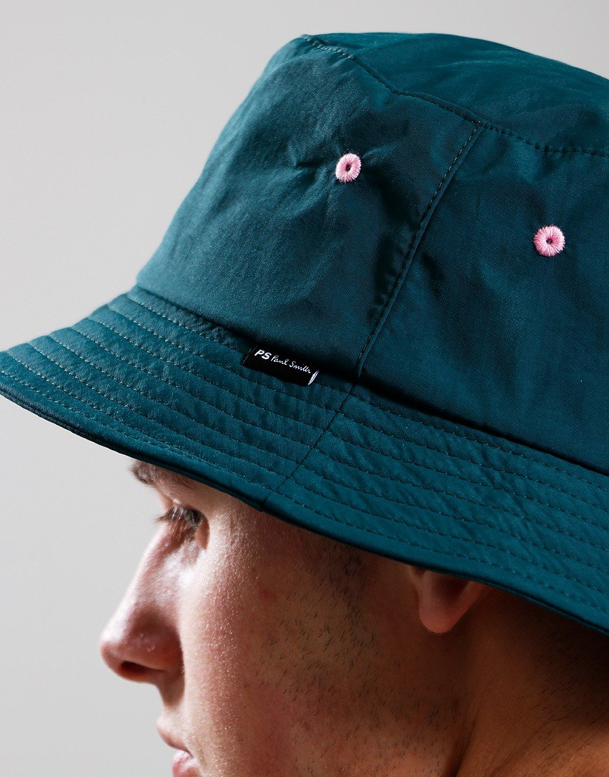 Paul Smith Broad Zebra Bucket Hat 46 Indigo - Terraces Menswear