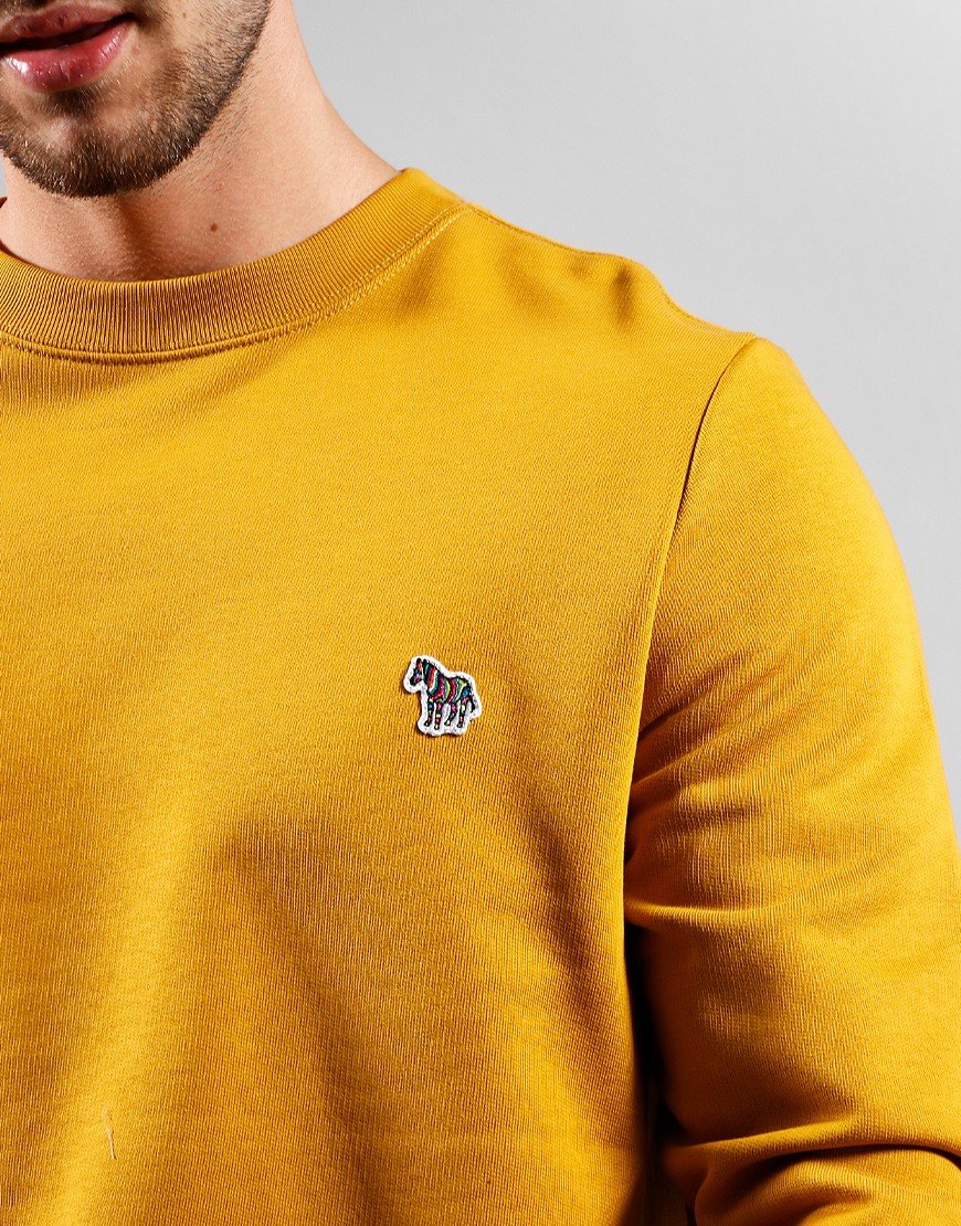 Paul Smith Zebra Crew Sweat 13A Golden Yellow - Terraces Menswear
