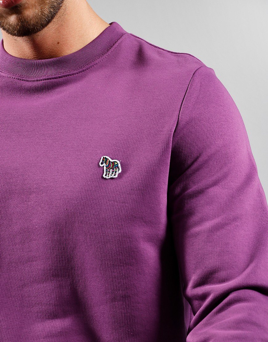 Paul Smith Zebra Crew Sweat 53A Purple - Terraces Menswear