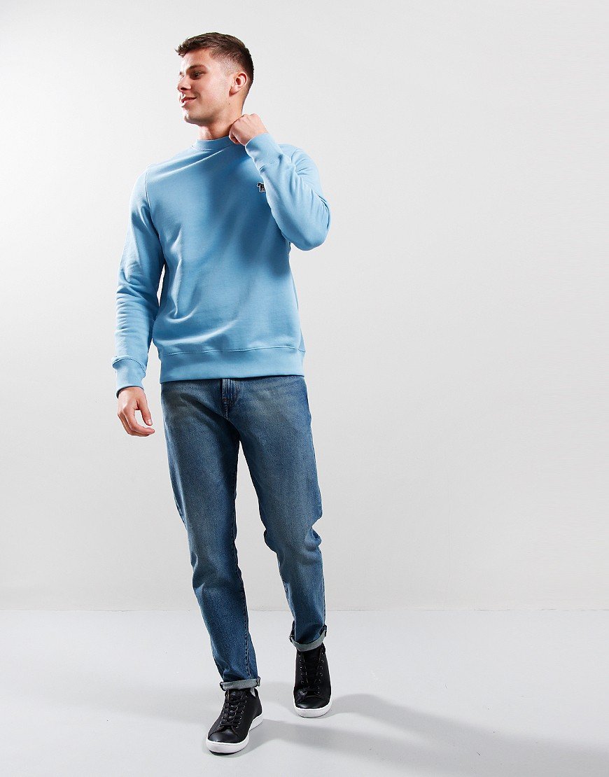 Paul Smith Zebra Crew Sweat 40D Light Blue - Terraces Menswear