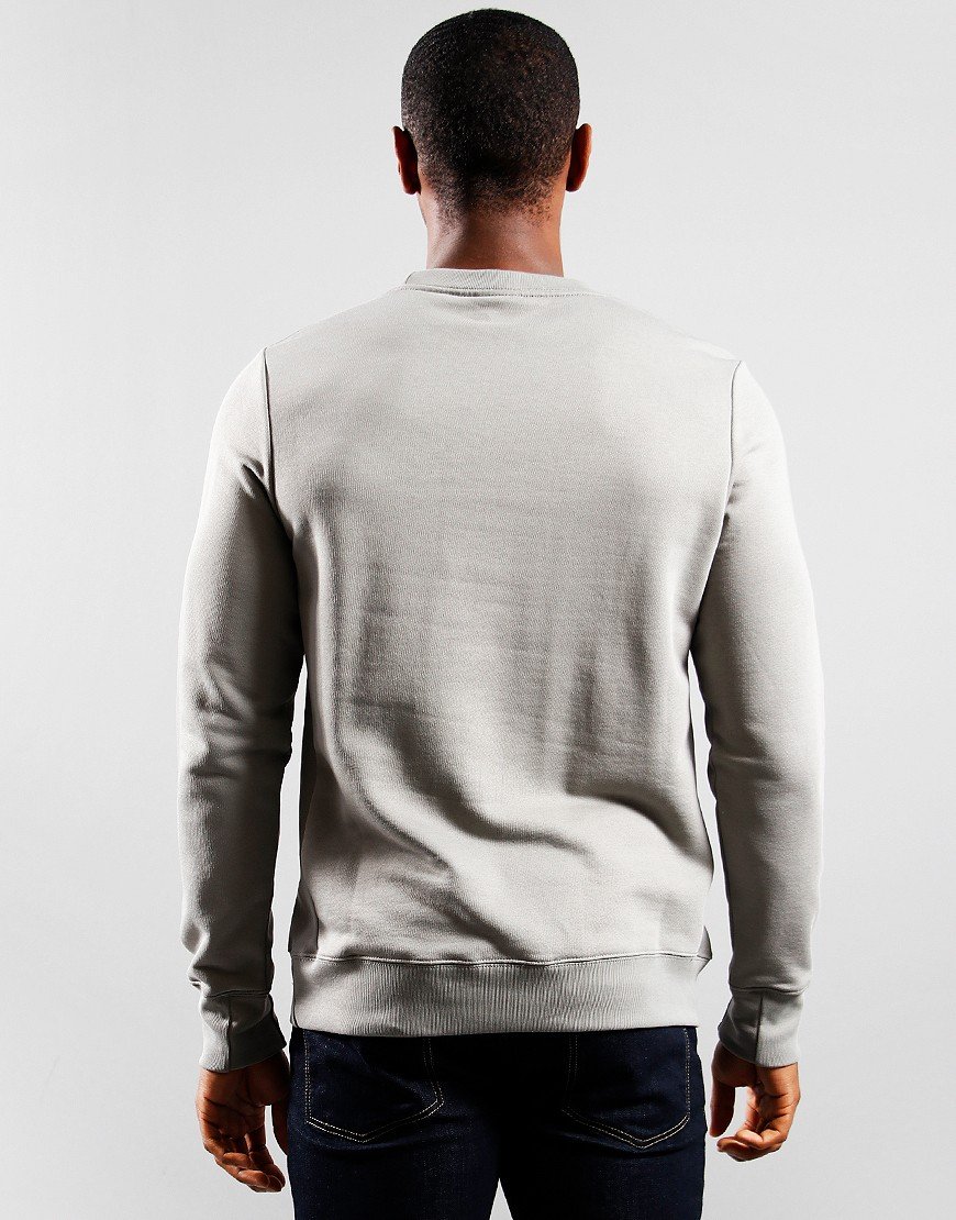 Paul Smith Regular Fit Zebra Crew Sweat 70 Grey - Terraces Menswear