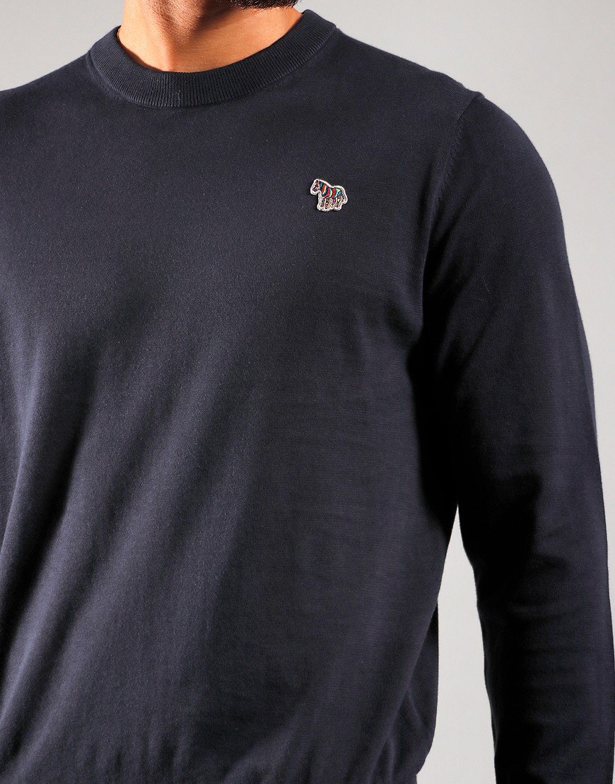Paul Smith Pullover Crew Neck Knit Dark Navy - Terraces Menswear