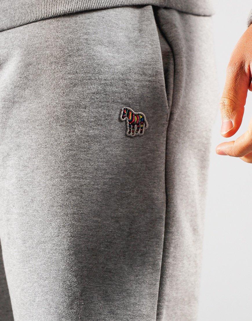 Paul Smith Zebra Jog Shorts Grey Melange - Terraces Menswear