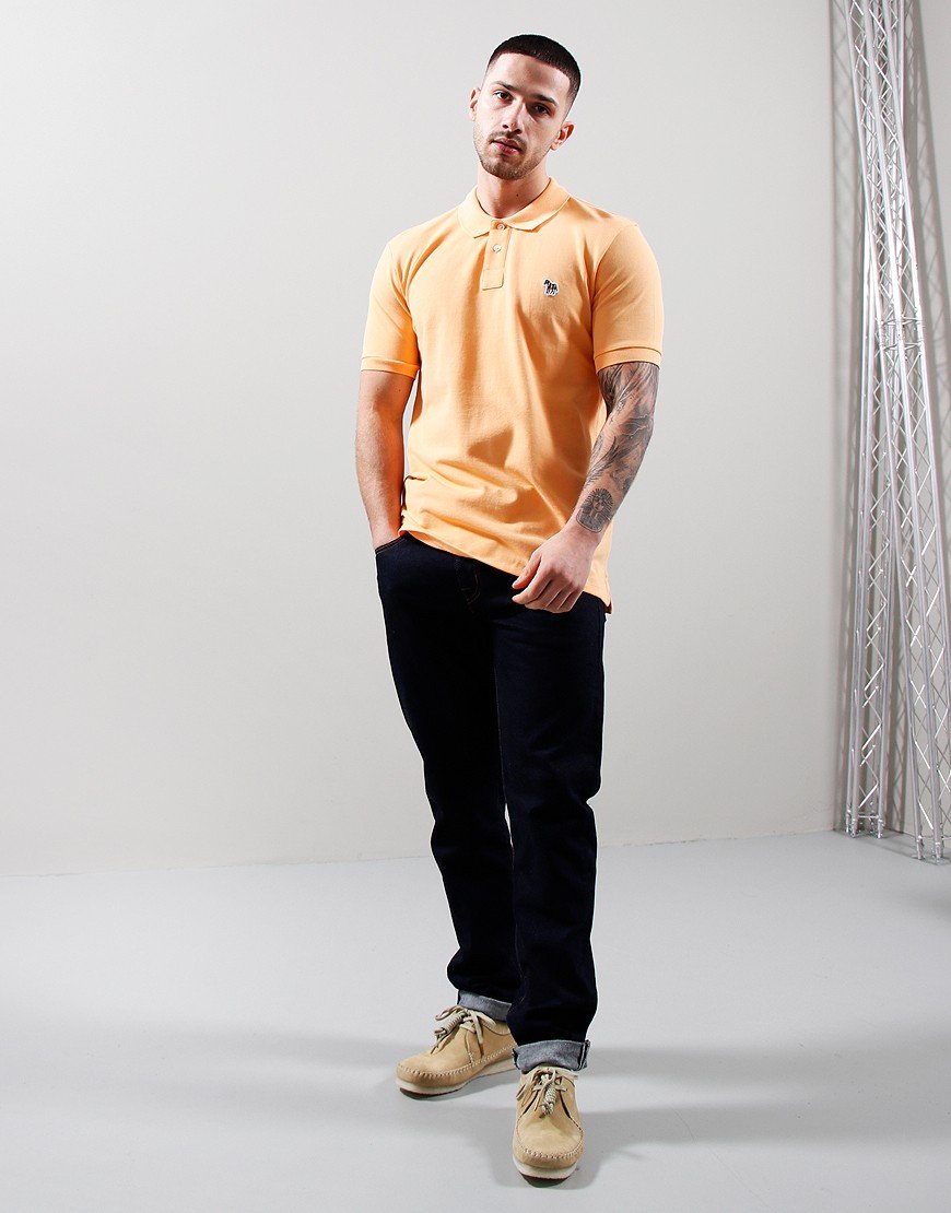 Paul Smith Regular Fit Polo Shirt 16A Orange - Terraces Menswear