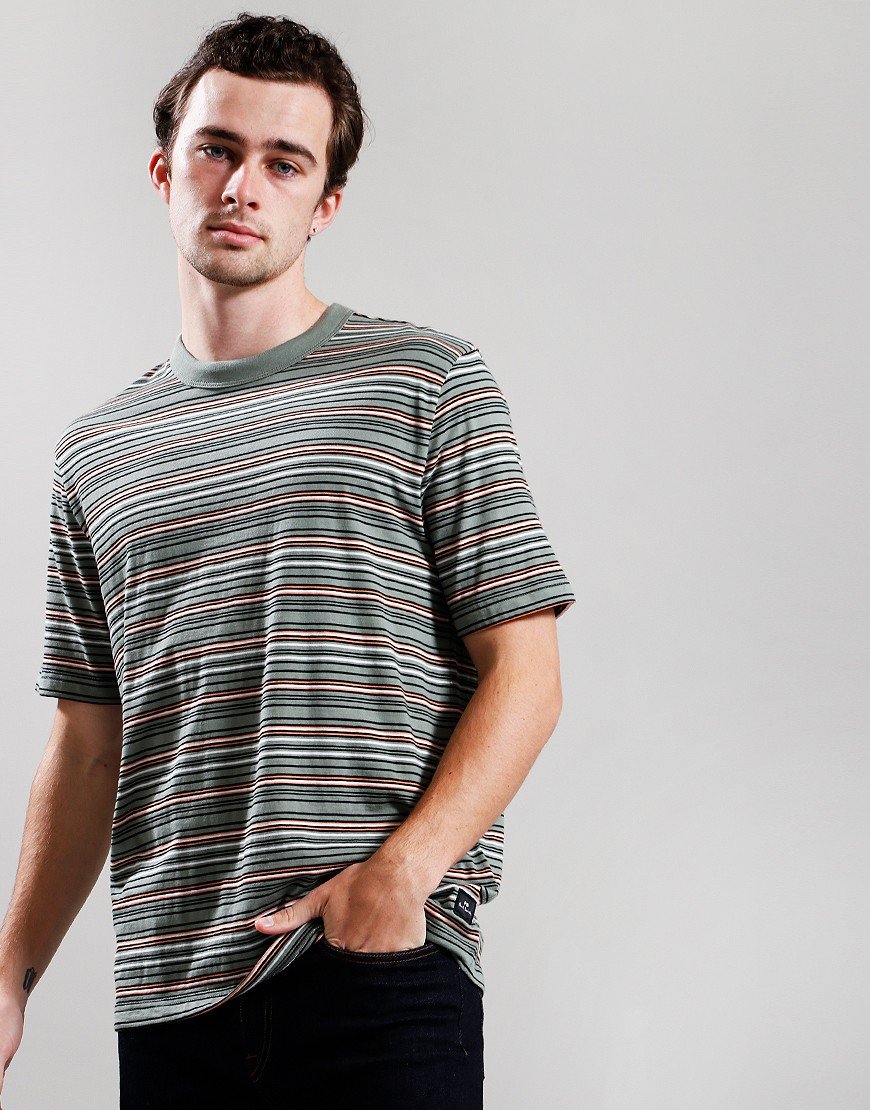 Paul Smith Stripe T-Shirt 34 Light Greyish Green - Terraces Menswear