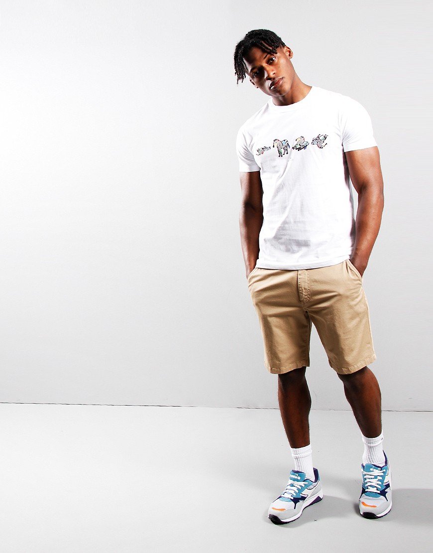 Paul Smith Zebra Embroidered Short 61 Medium Beige - Terraces Menswear