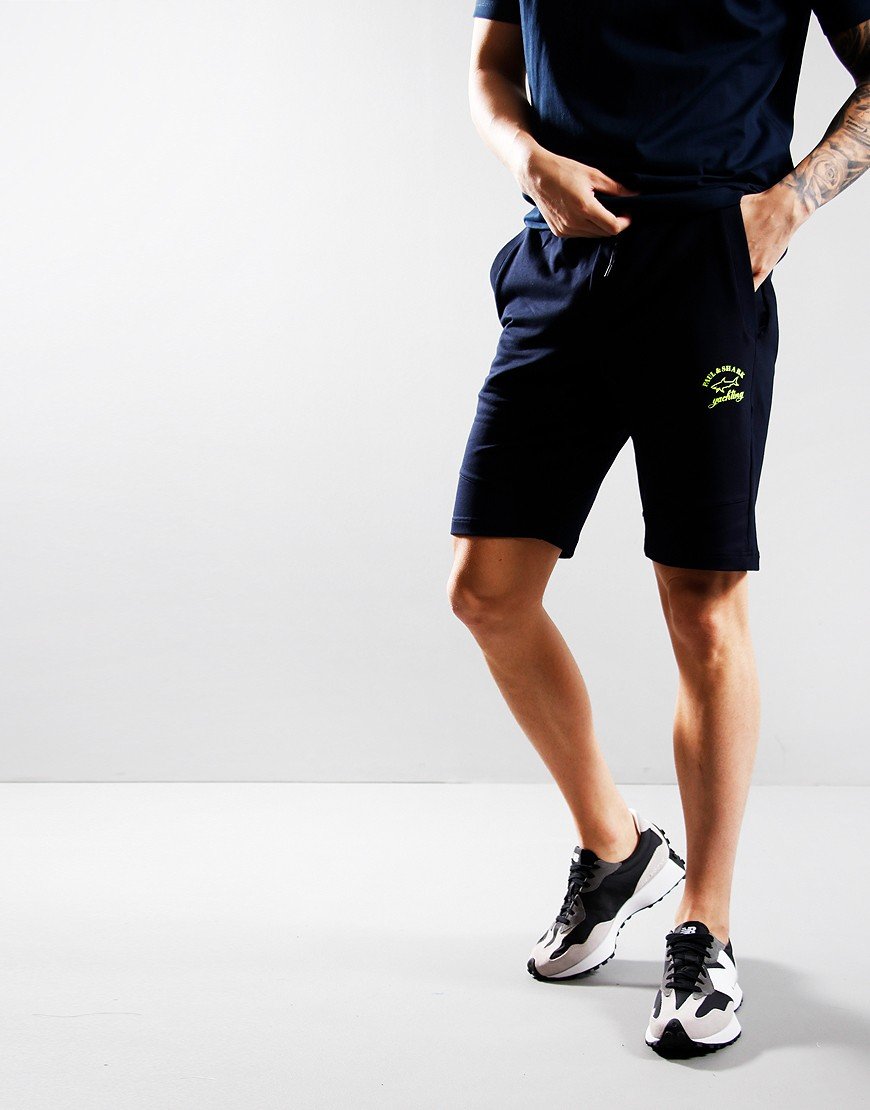 Paul & Shark Contrast Shorts Blue - Terraces Menswear
