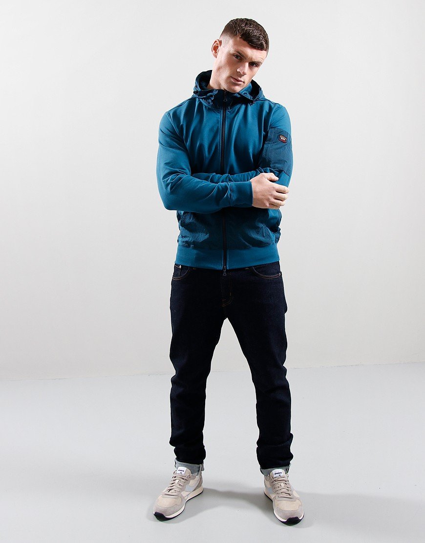 Paul & Shark Zip Sweatshirt Legion Blue - Terraces Menswear