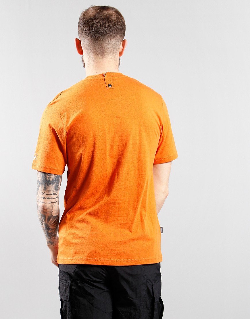 Peaceful Hooligan Outline T-shirt Orange - Terraces Menswear