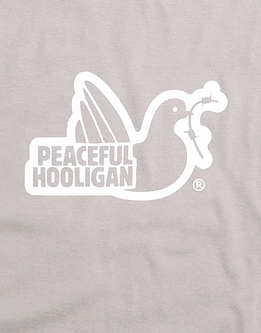 Peaceful Hooligan Kids Outline T-Shirt Chiseled Stone - Terraces Menswear