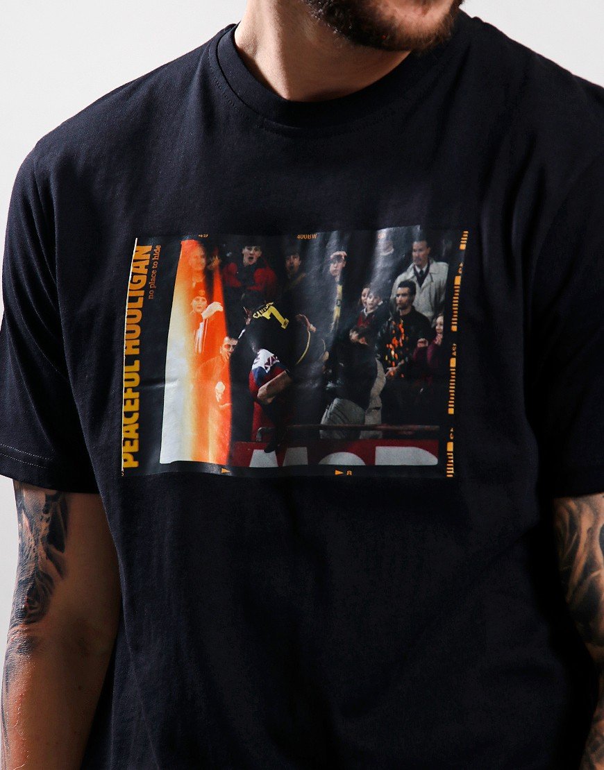Peaceful Hooligan The King T-Shirt Black - Terraces Menswear