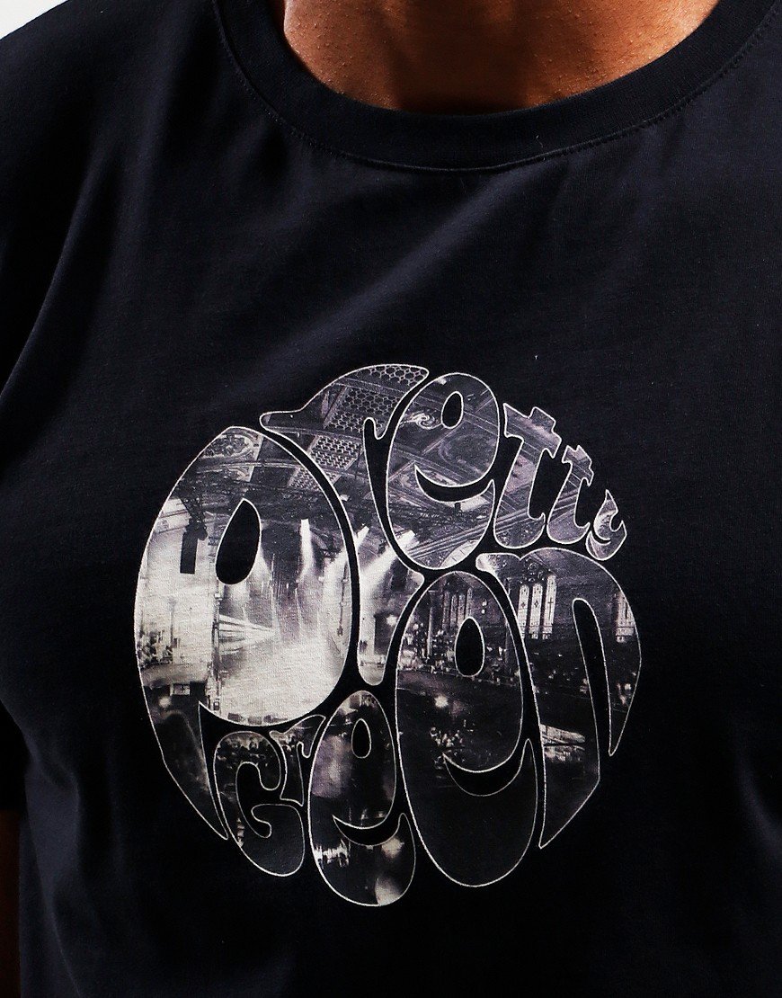 Pretty Green Gig Logo T-Shirt Black - Terraces Menswear