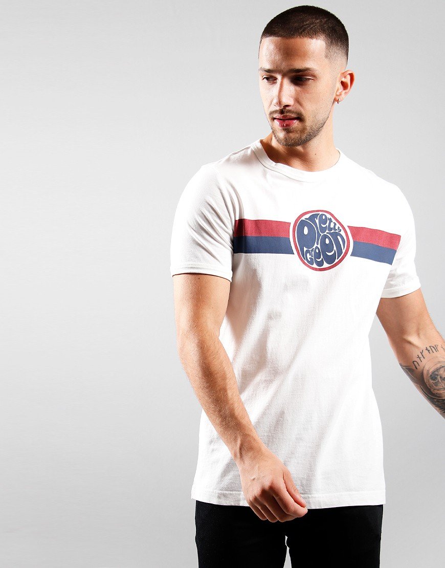 Pretty Green Tilby Logo T-shirt White - Terraces Menswear