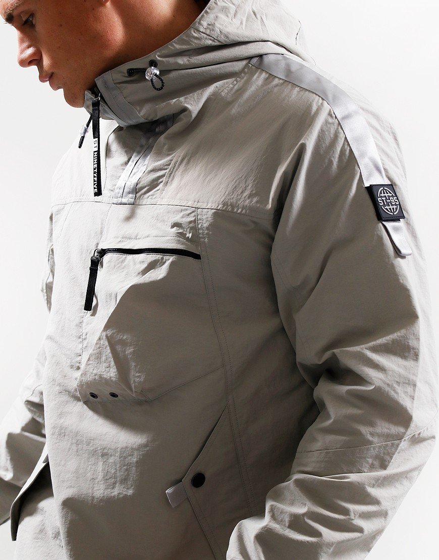 ST95 Dyne Smock Light Grey - Terraces Menswear