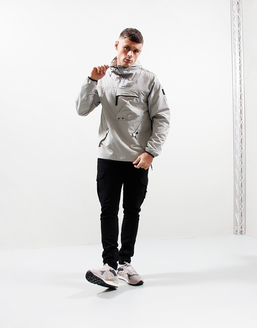 ST95 Dyne Smock Light Grey - Terraces Menswear