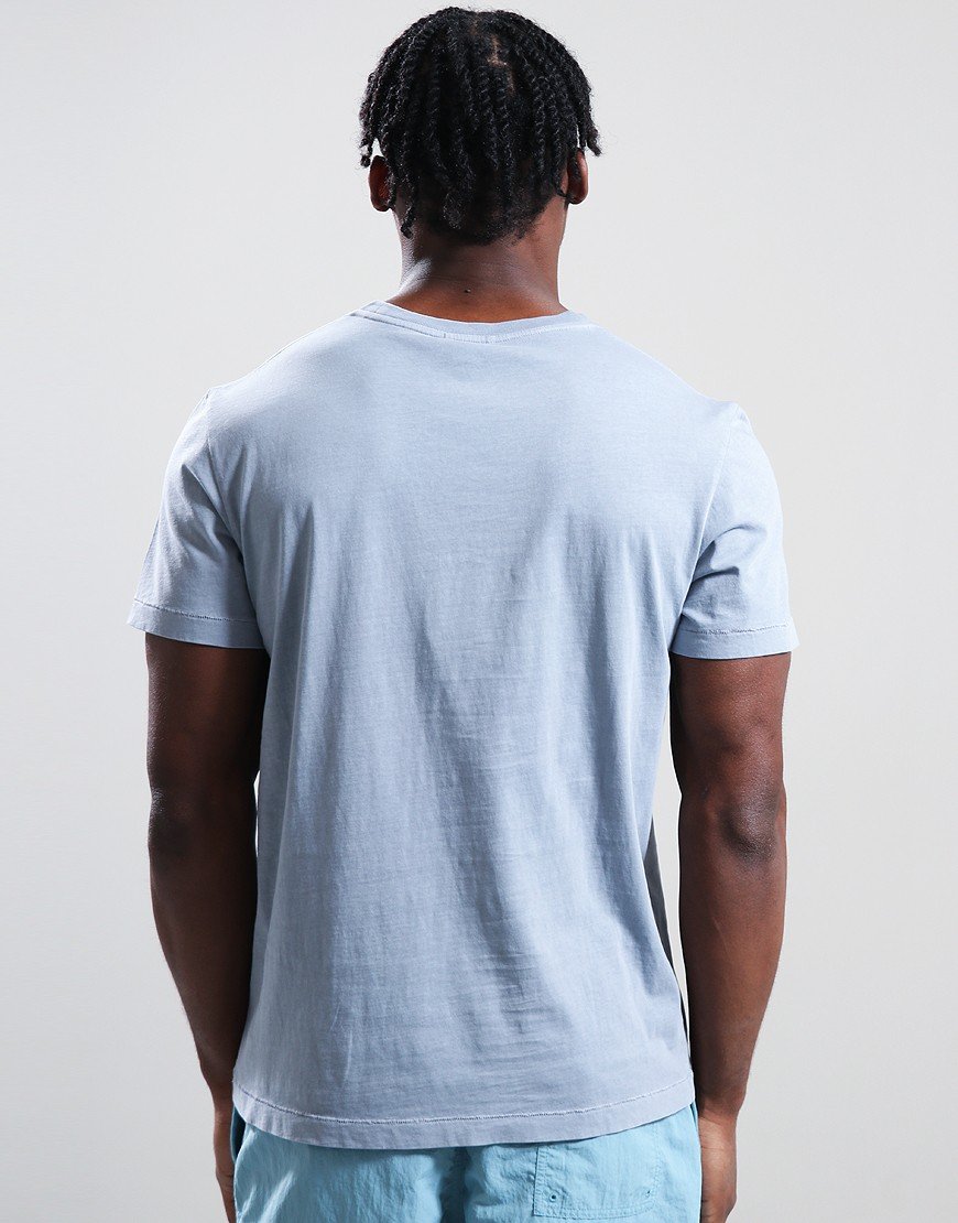 Parajumpers Patch T-Shirt Blue Stone - Terraces Menswear