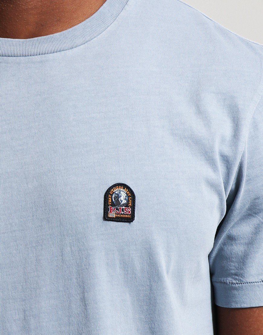 Parajumpers Patch T-Shirt Blue Stone - Terraces Menswear