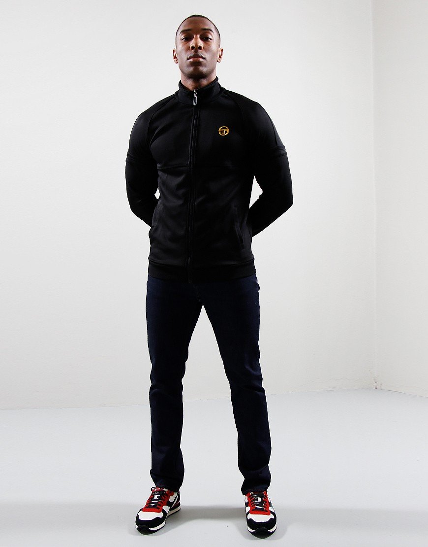Sergio Tacchini Orion Track Top Black - Terraces Menswear