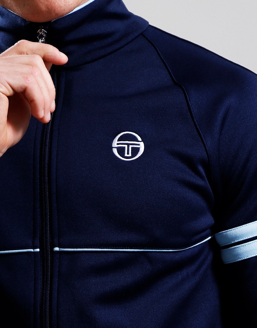 Sergio Tacchini Orion Track Top Maritime Blue/Clear Sky - Terraces Menswear