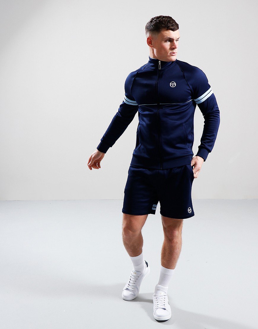 Sergio Tacchini Orion Track Top Maritime Blue/Clear Sky - Terraces Menswear