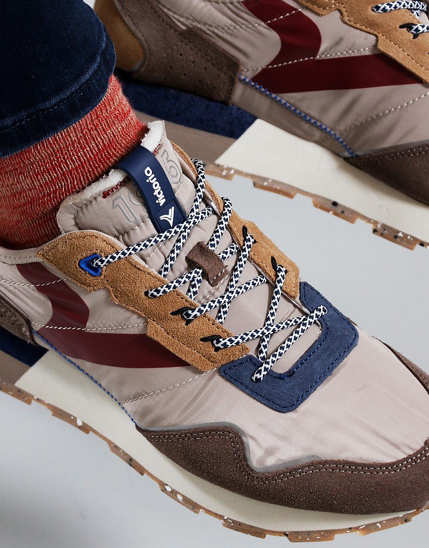 Victoria Wing Sport Trainers Gris - Terraces Menswear