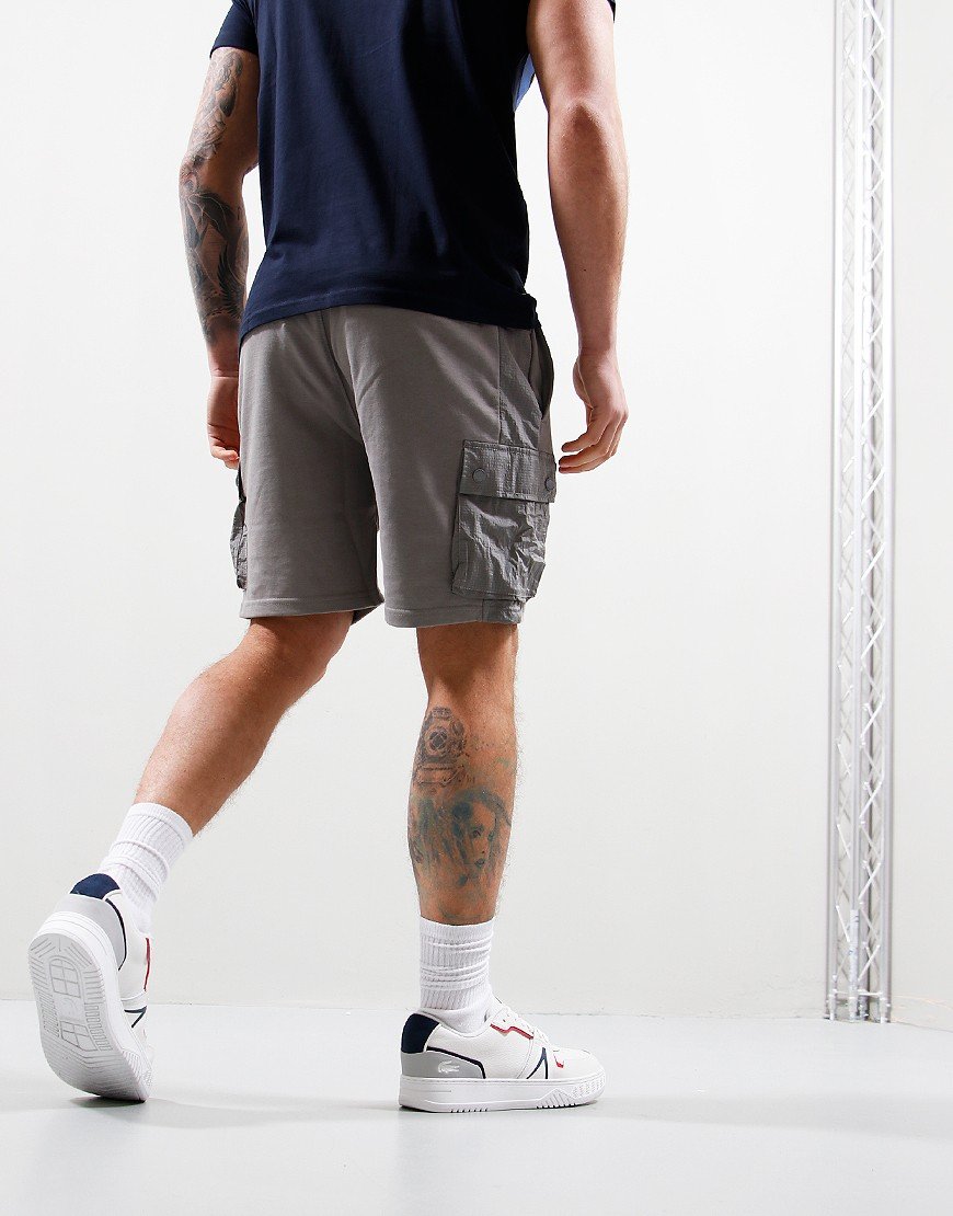 Weekend Offender Pink Sands Shorts Smoke - Terraces Menswear