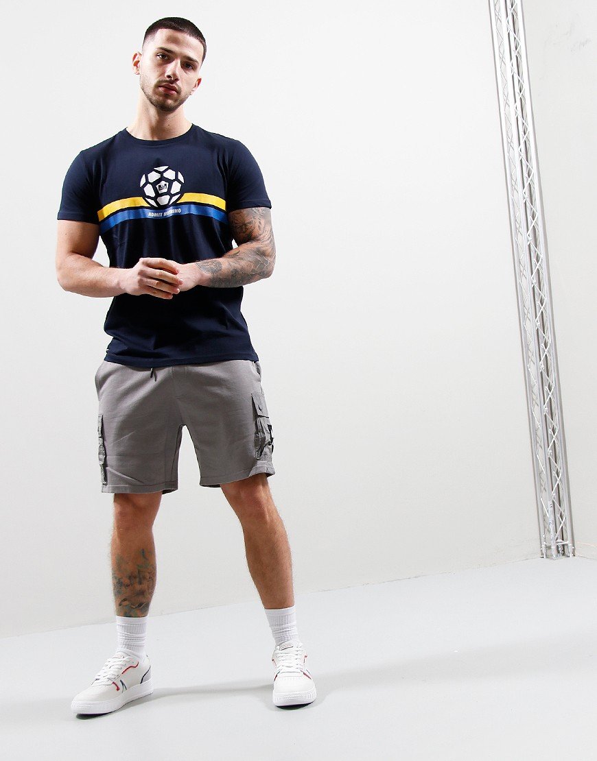 Weekend Offender Pink Sands Shorts Smoke - Terraces Menswear