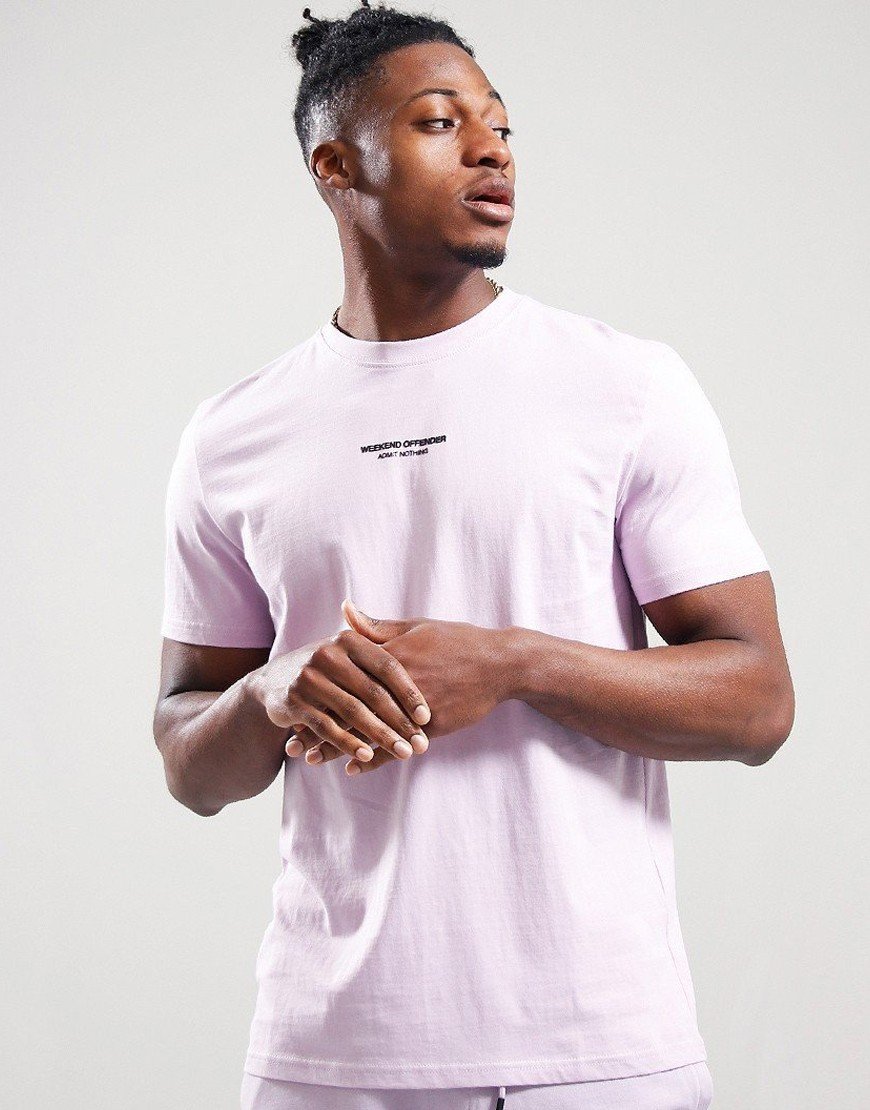 Weekend Offender Fun Factory T-Shirt Amethyst/Black - Terraces Menswear