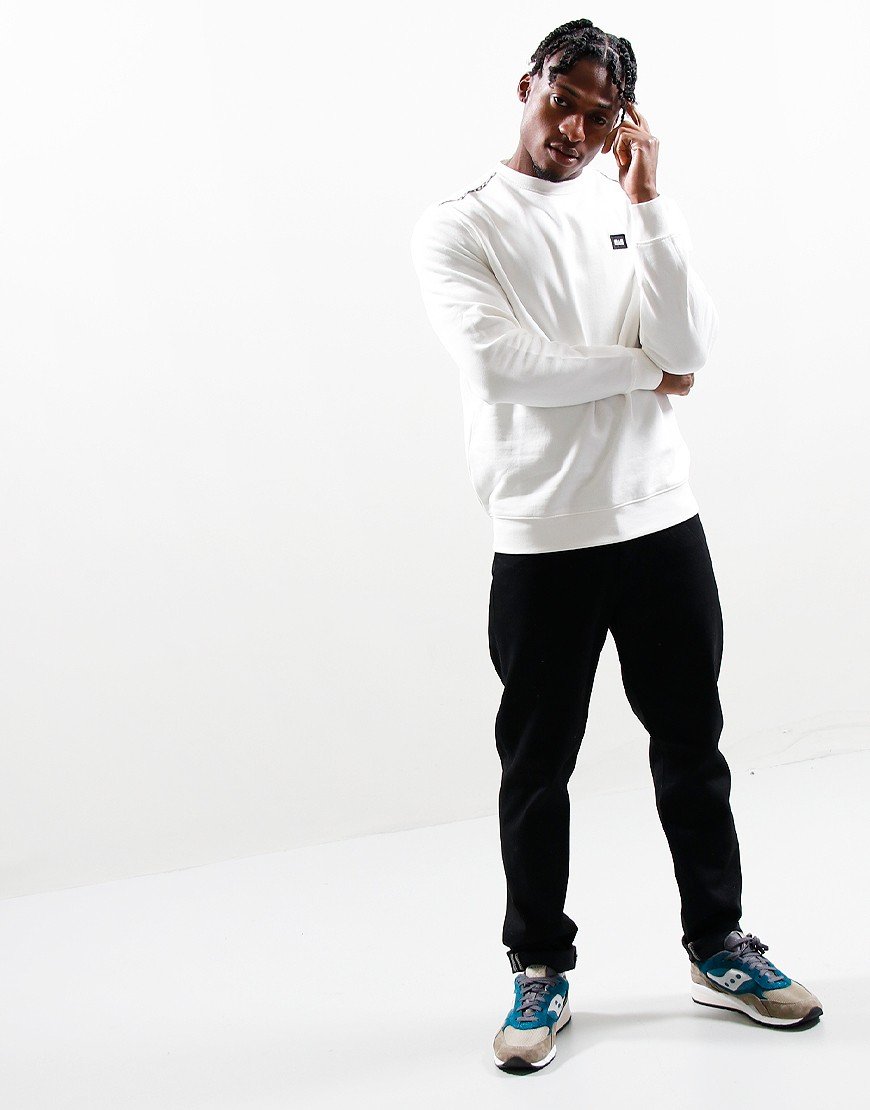 Weekend Offender Vega Sweat White/House Check - Terraces Menswear