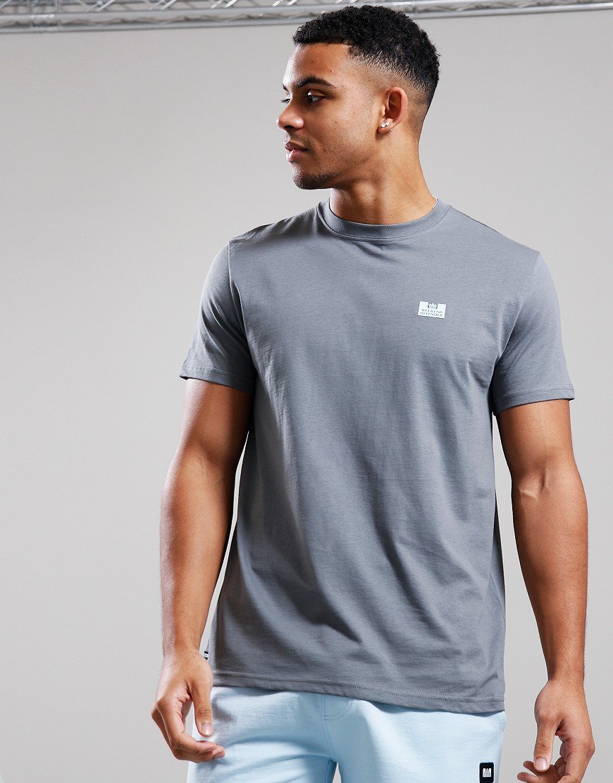 Weekend Offender Bridgetown T-Shirt Tin/Pale Blue - Terraces Menswear