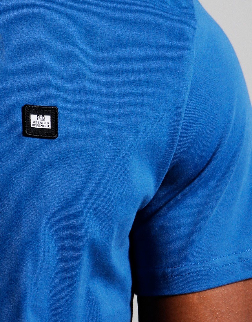 Weekend Offender Cannon Beach T-Shirt Deep Blue - Terraces Menswear