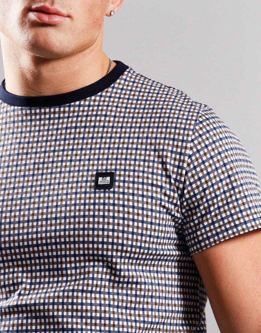 Weekend Offender Calvados Ave T-shirt House Check - Terraces Menswear