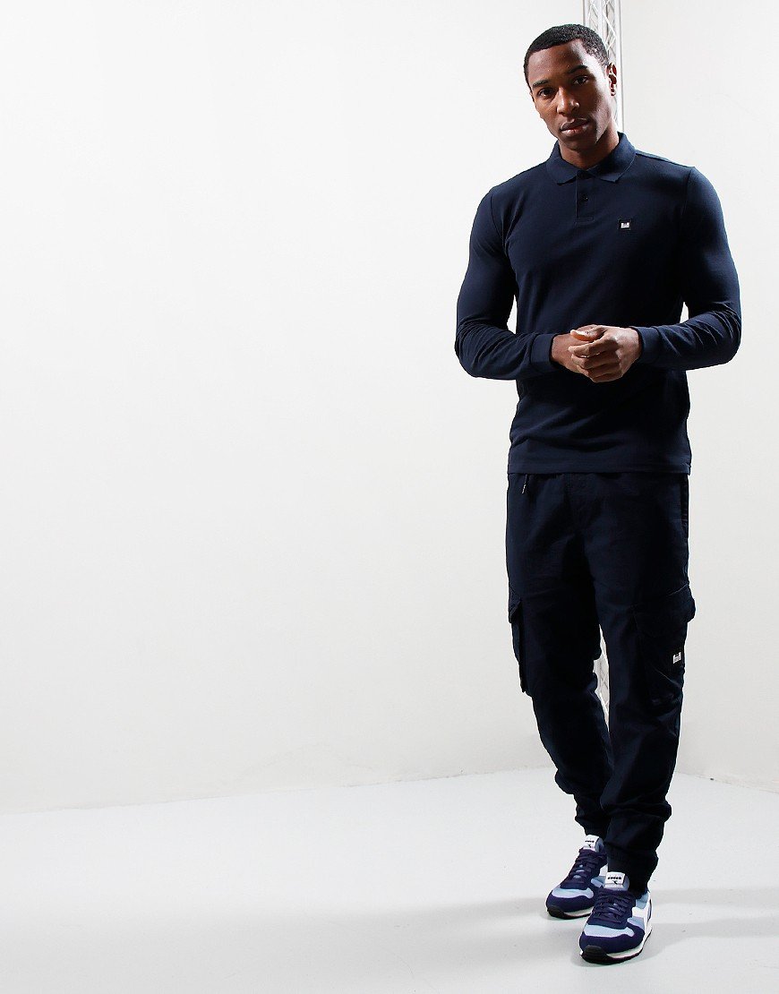 Weekend Offender Dice Polo Shirt Navy - Terraces Menswear