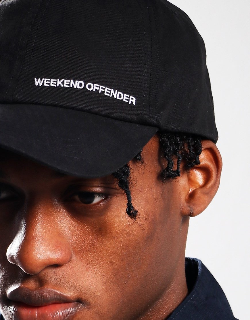 Weekend Offender Don Julian Cap Black - Terraces Menswear