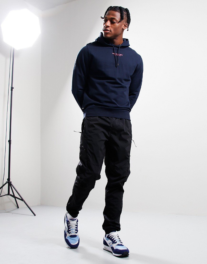 Weekend Offender Elvira Hoodie Navy/Pink - Terraces Menswear